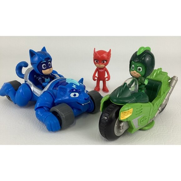 Hasbro | Toys | Pj Masks Catboy Owlette Figures Animal Rider Car Gekko ...